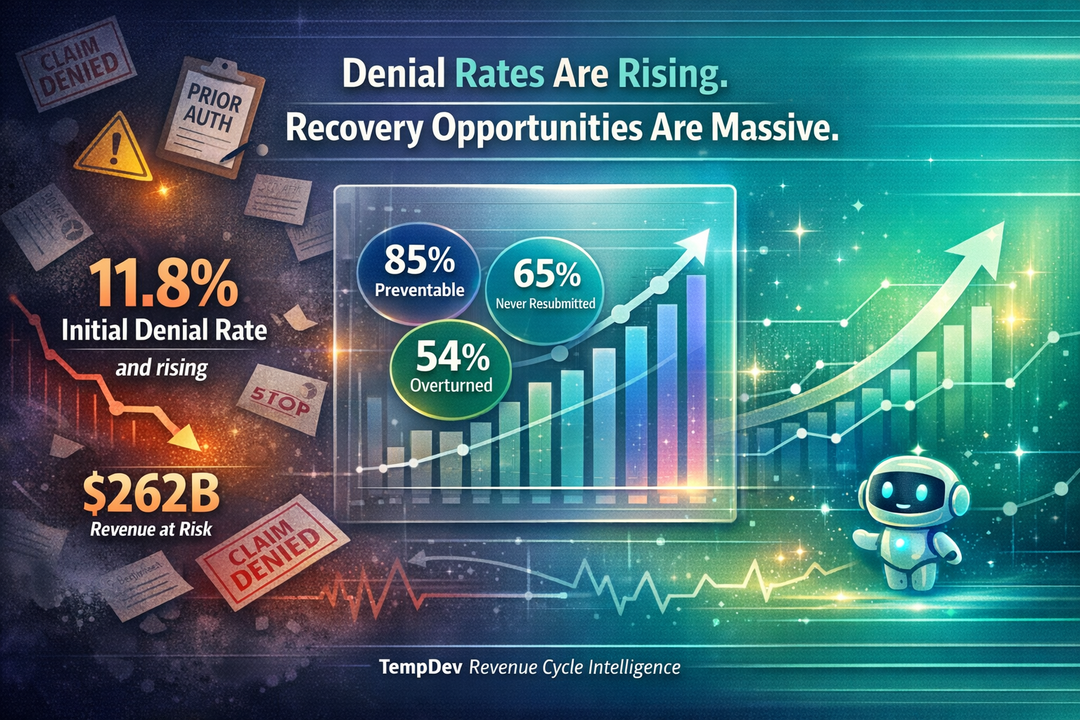64 Healthcare Denial Statistics For 2026 - Blog TempDev